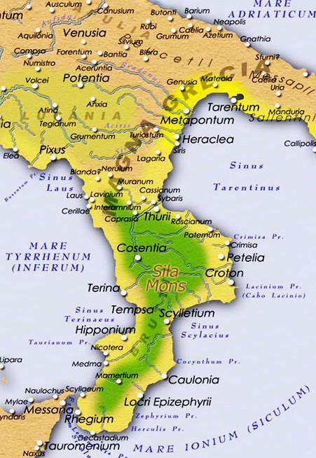 ArqueoLugares: TARAS / TARENTUM. Tarento greco-romano. Apulia. Italia.