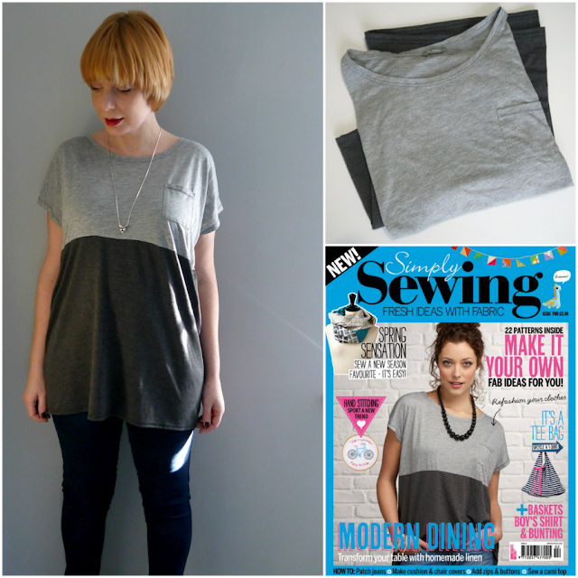 Refashion Co-op: Colour Block Tee