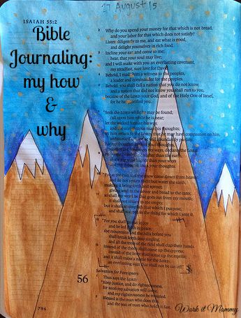 Work it Mommy: Bible Journaling: my how and why