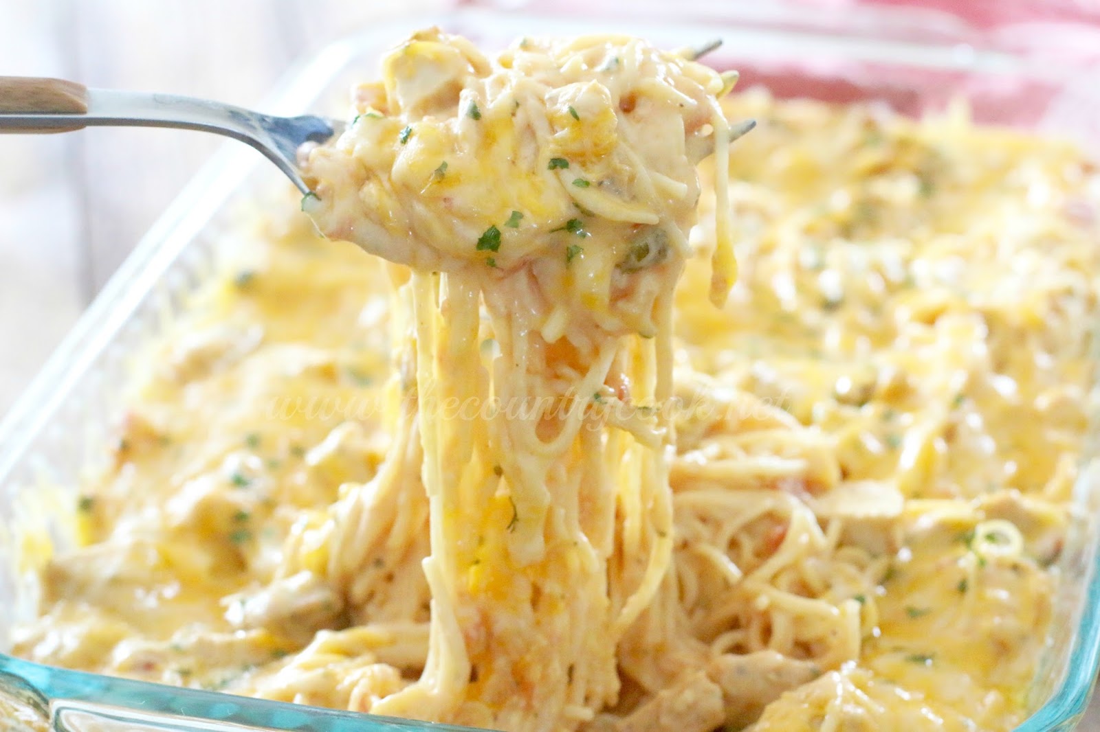 Recipe Representative: Creamy Cheesy Chicken Spaghetti