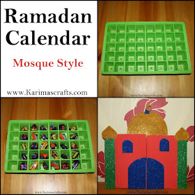 Karima's Crafts: Ramadan Calendar Mosque Style Tutorial