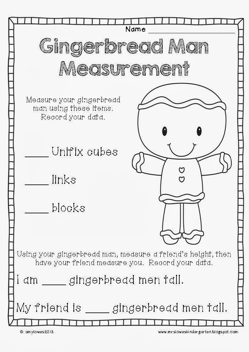 Mrs. Lowes' Kindergarten Korner: Gingerbread Man Plans Plus a Giveaway!