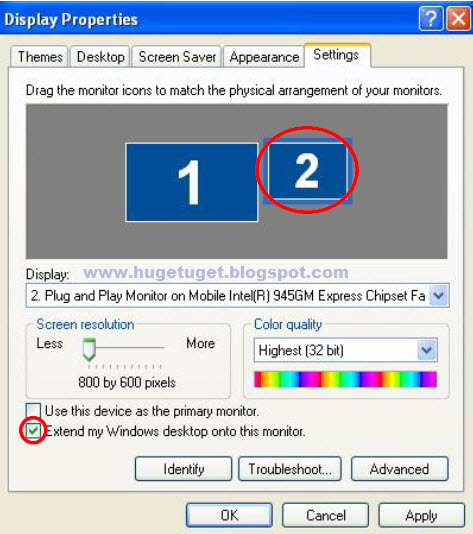 Dual Display LCD Monitor untuk Presentasi - Karimun Klik Blog's
