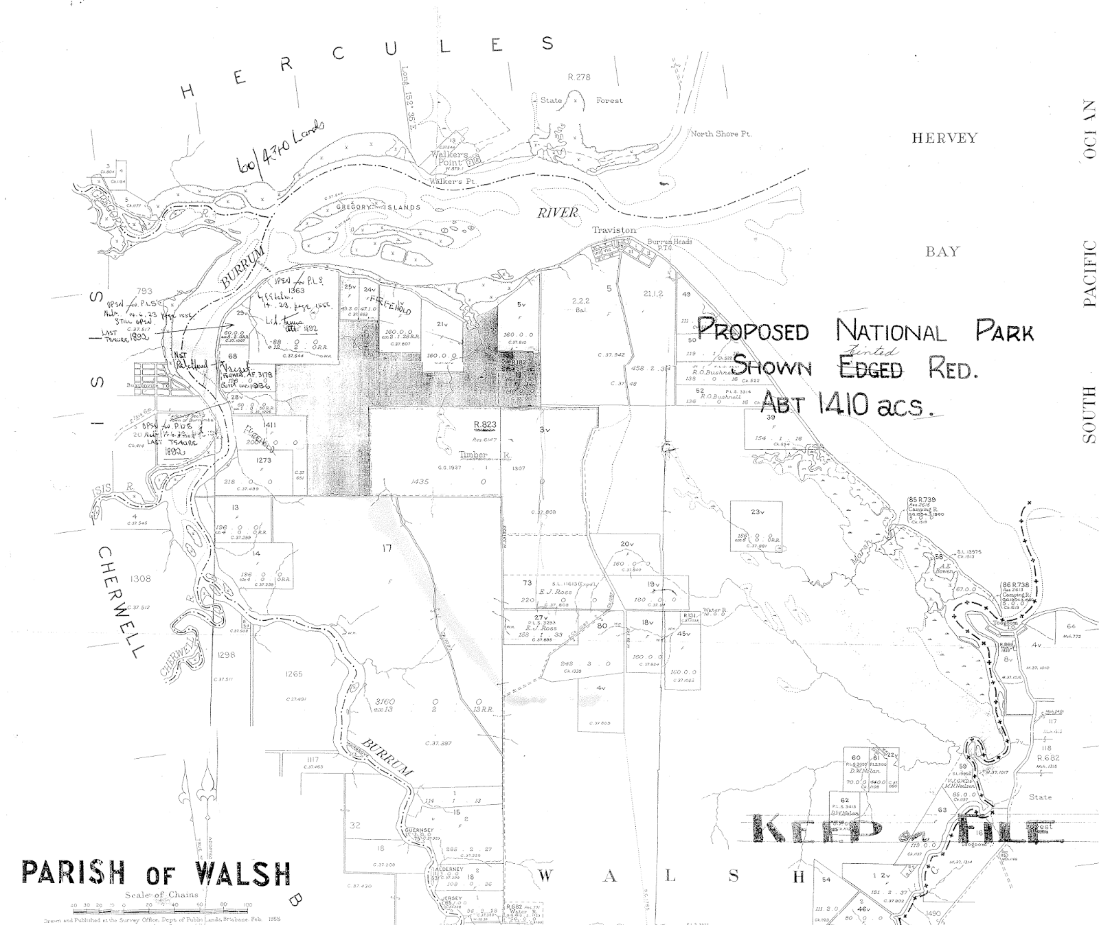 Fraser Coast Libraries Local History Blog: Rare maps of Burrum River ...