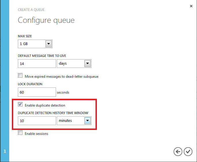 Duplicate Detection In Windows Azure Service Bus