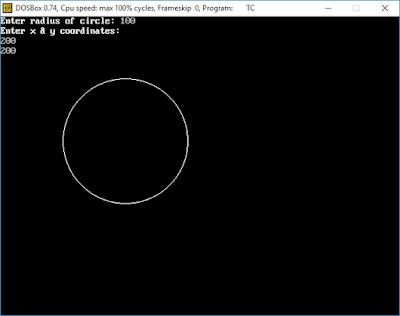 Circle using Midpoint Circle Algorithm
