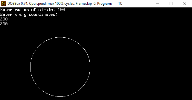 Circle using Midpoint Circle Algorithm Circle using Midpoint Circle Algorithm