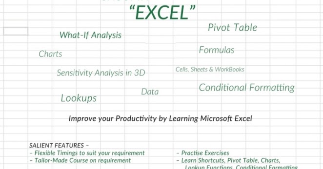 Excel Training Advertisement Design