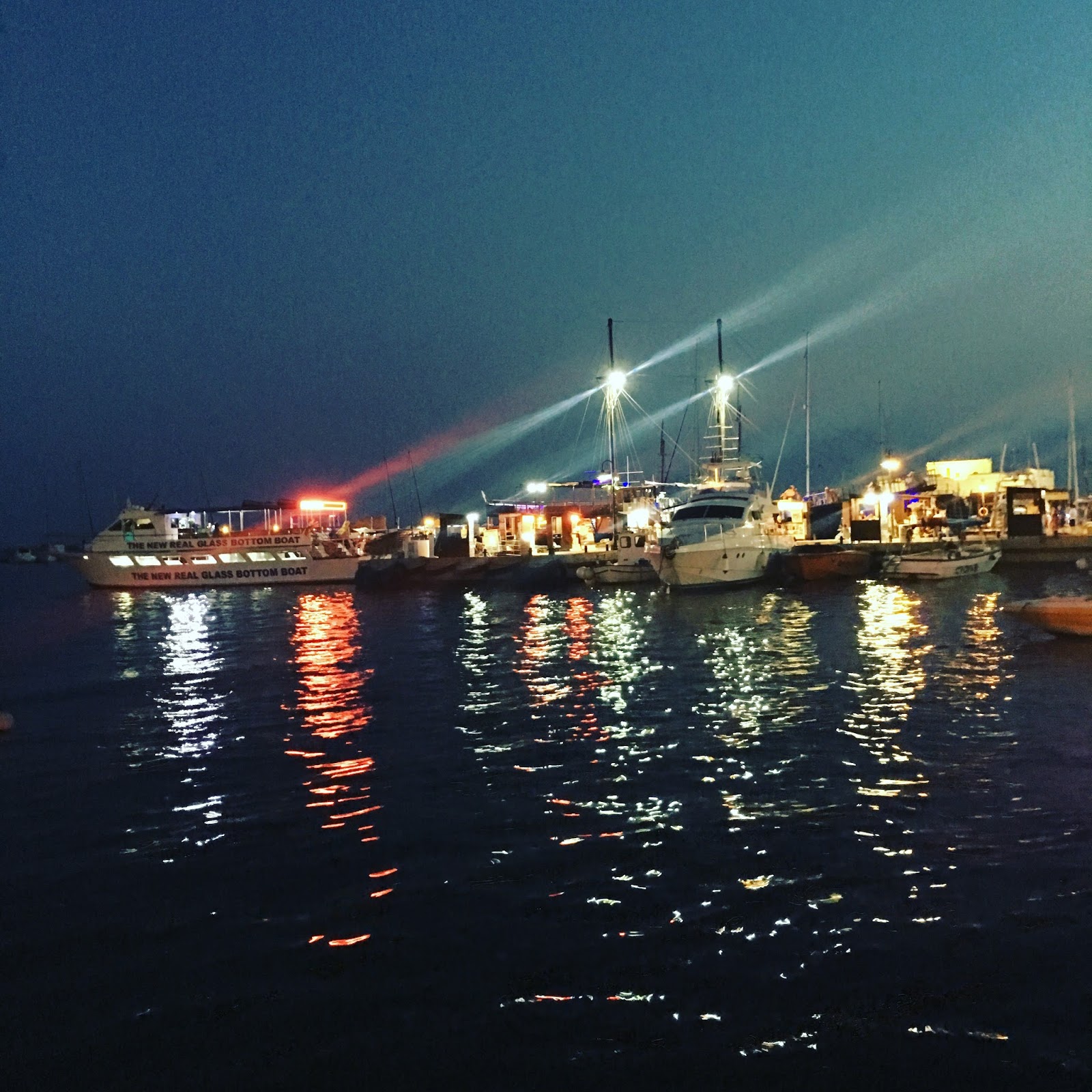 Paphos Harbour at night #mysundayphoto