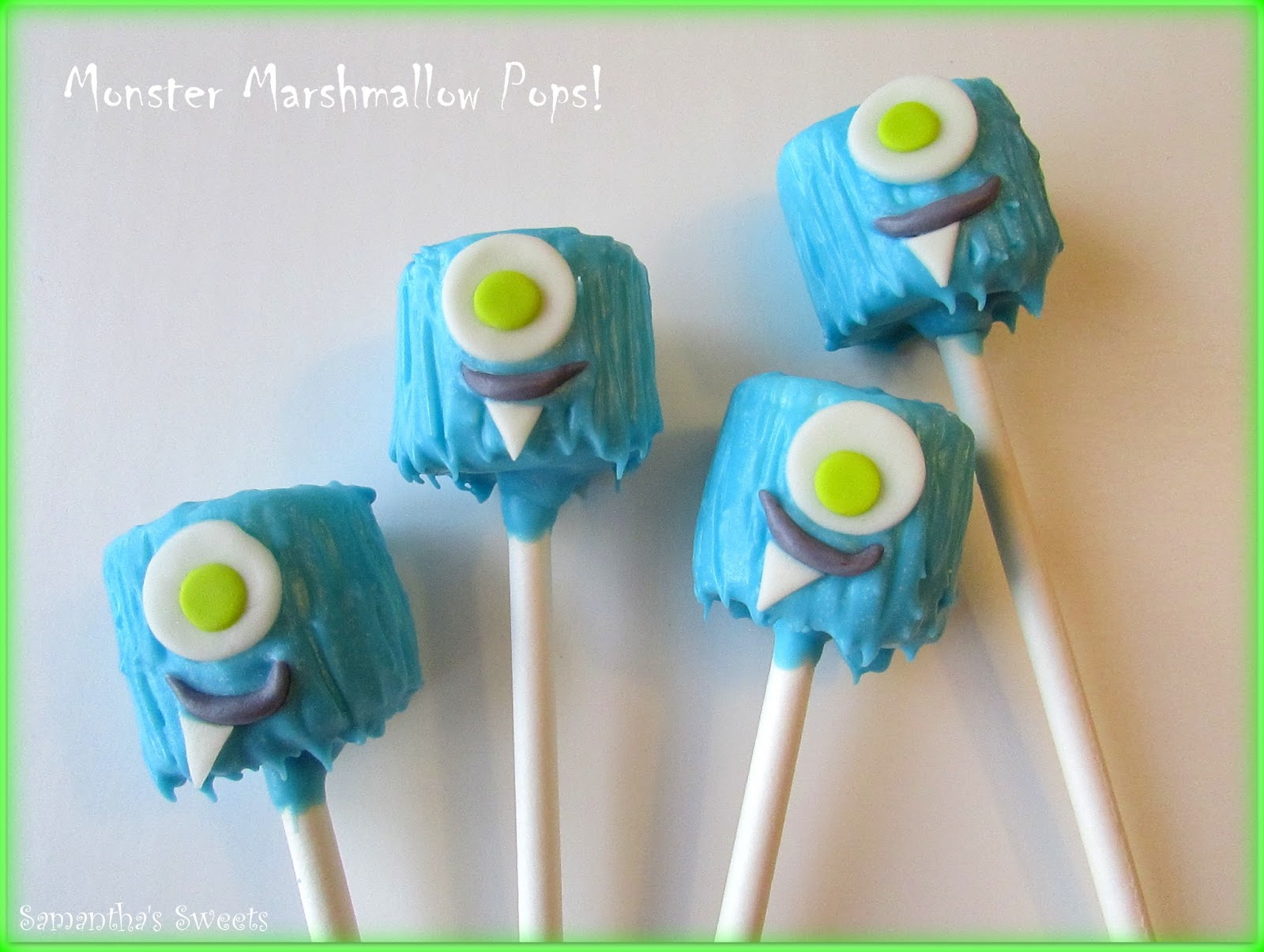 Samantha's Sweets and Sam's Sweet Art: Little Monster First Birthday