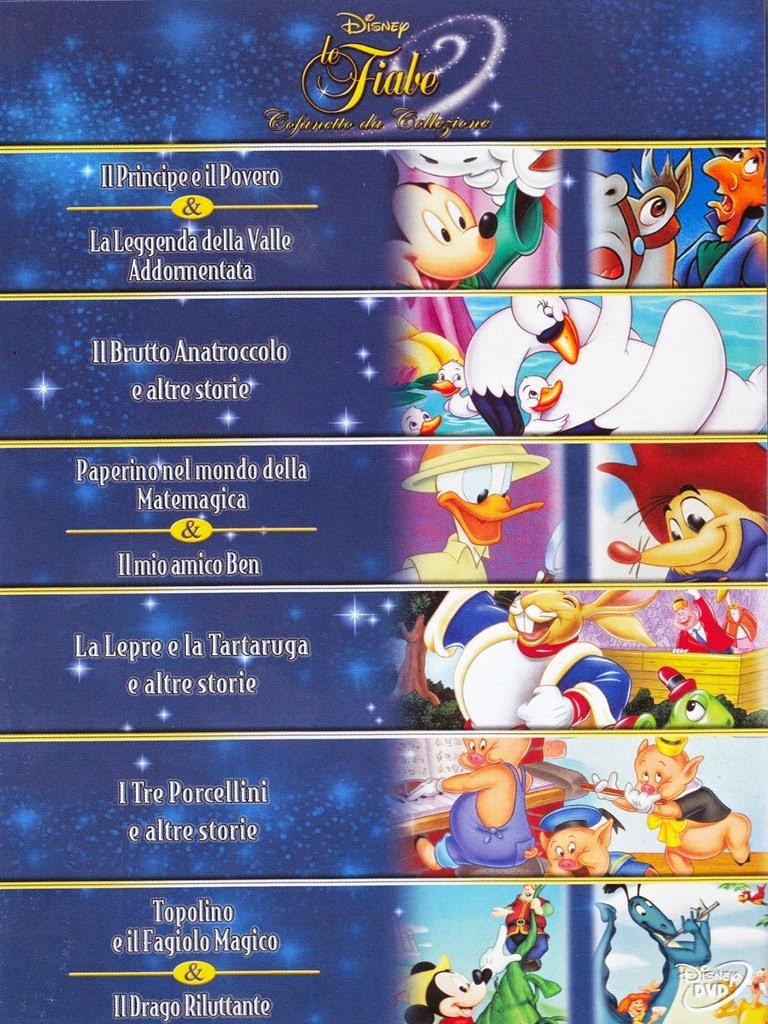 Disney Animazione: Le Fiabe Disney - cofanetto - DVD