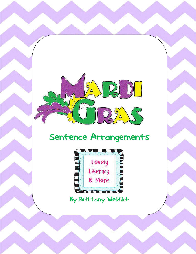 Lovely Literacy & More: Mardi Gras & Hearts