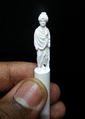 Creative Hub: Art on chalk [Chalk Sculpture]