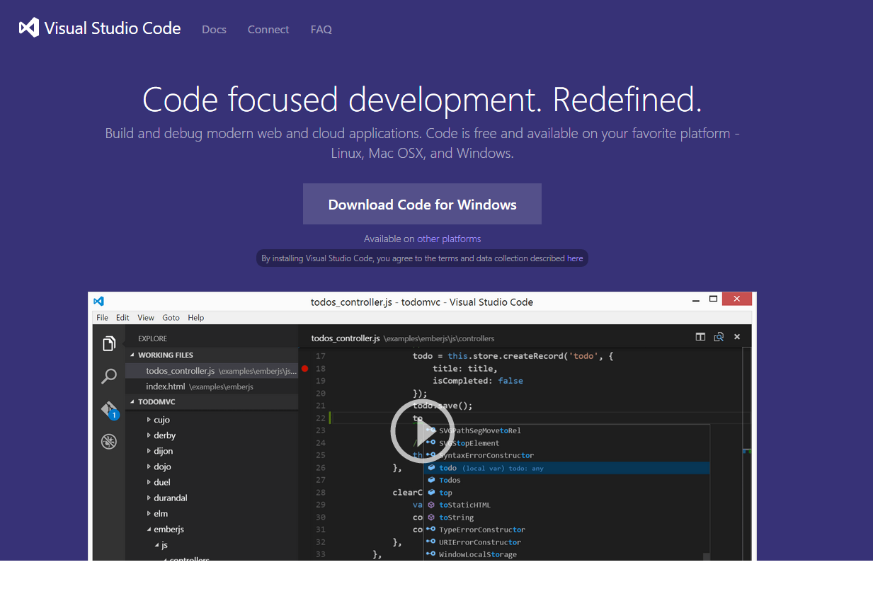 Solving IT puzzles: Visual Studio Code: a Sublime/Atom like ASP.NET vNext Editor
