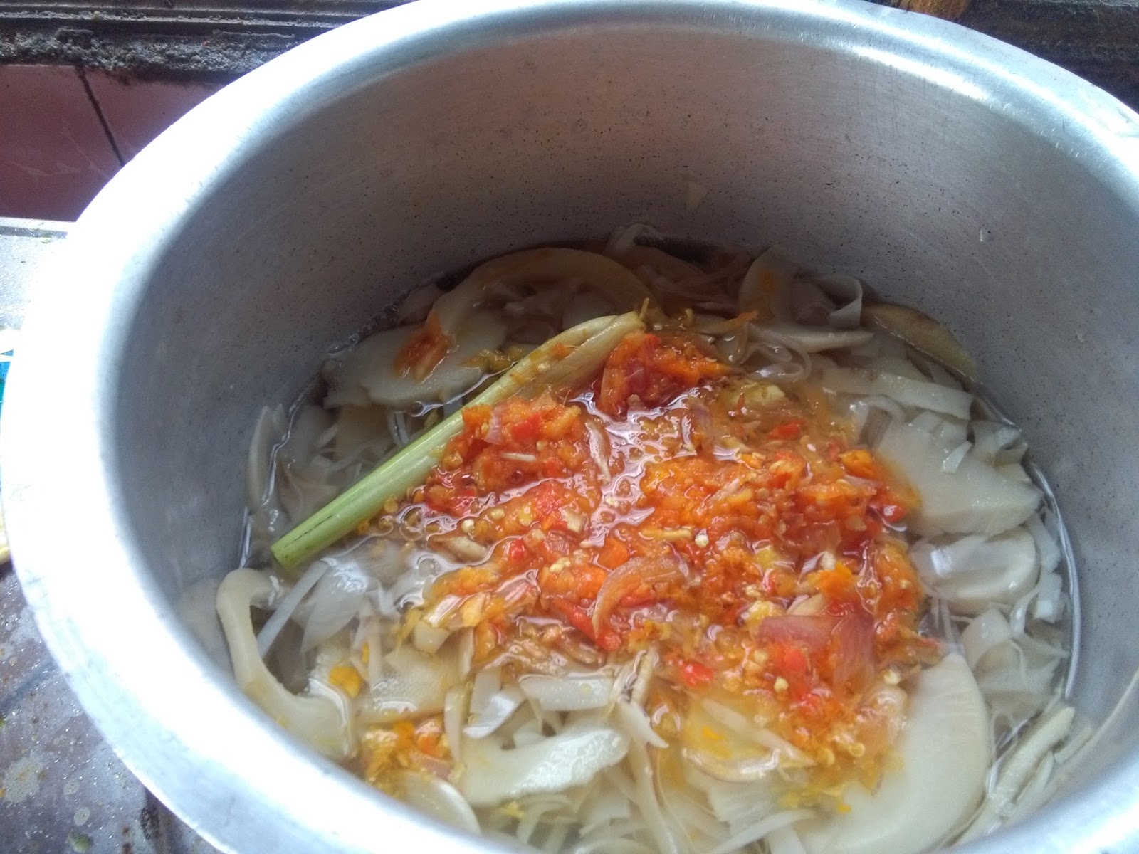 DH MAHABBAH: RESEPI (pekasam daging + jeruk rebung )