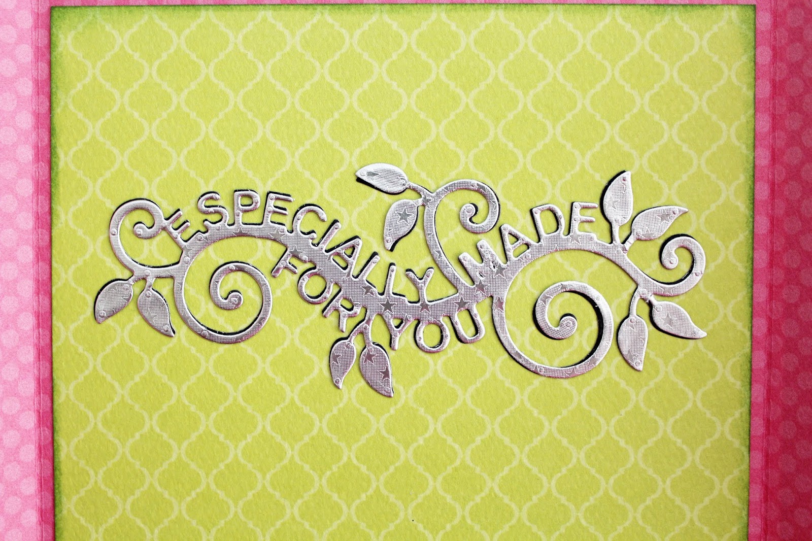 Designs by Marisa: Spellbinders - Especially Made For You Card