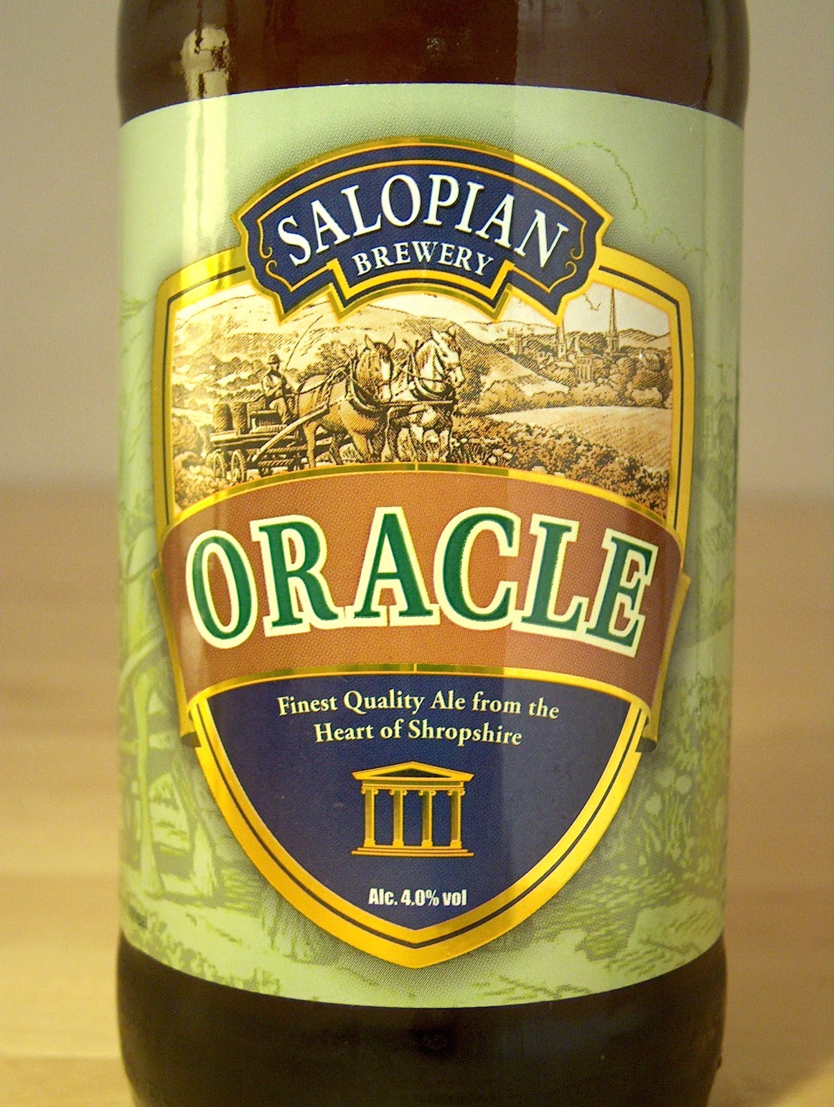 The Bottled Beer Year: Day 151, Beer 151 - Salopian's "Oracle"