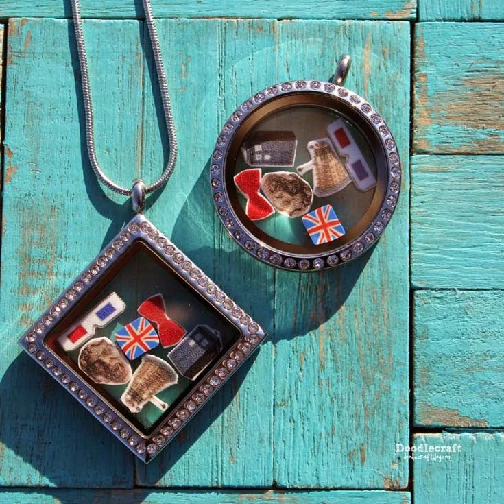 Doctor Who Floating Locket Charms DIY!