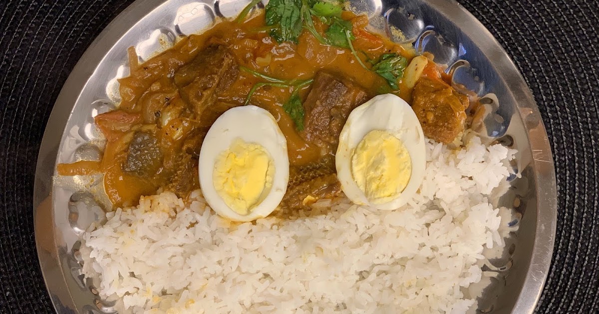 Karavad curry aka dried fish curry