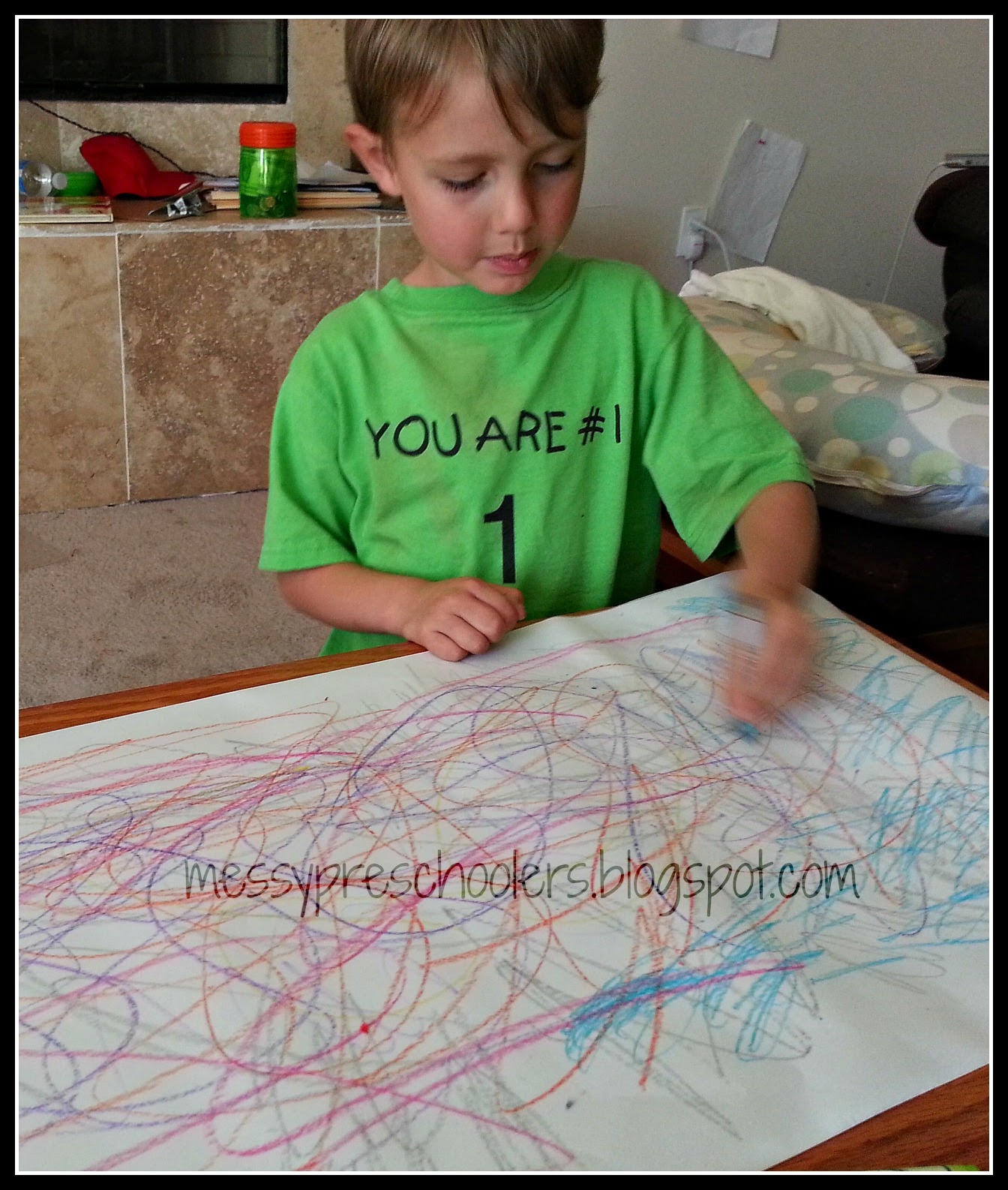 Messy Kids: Simple Scribble Valentines