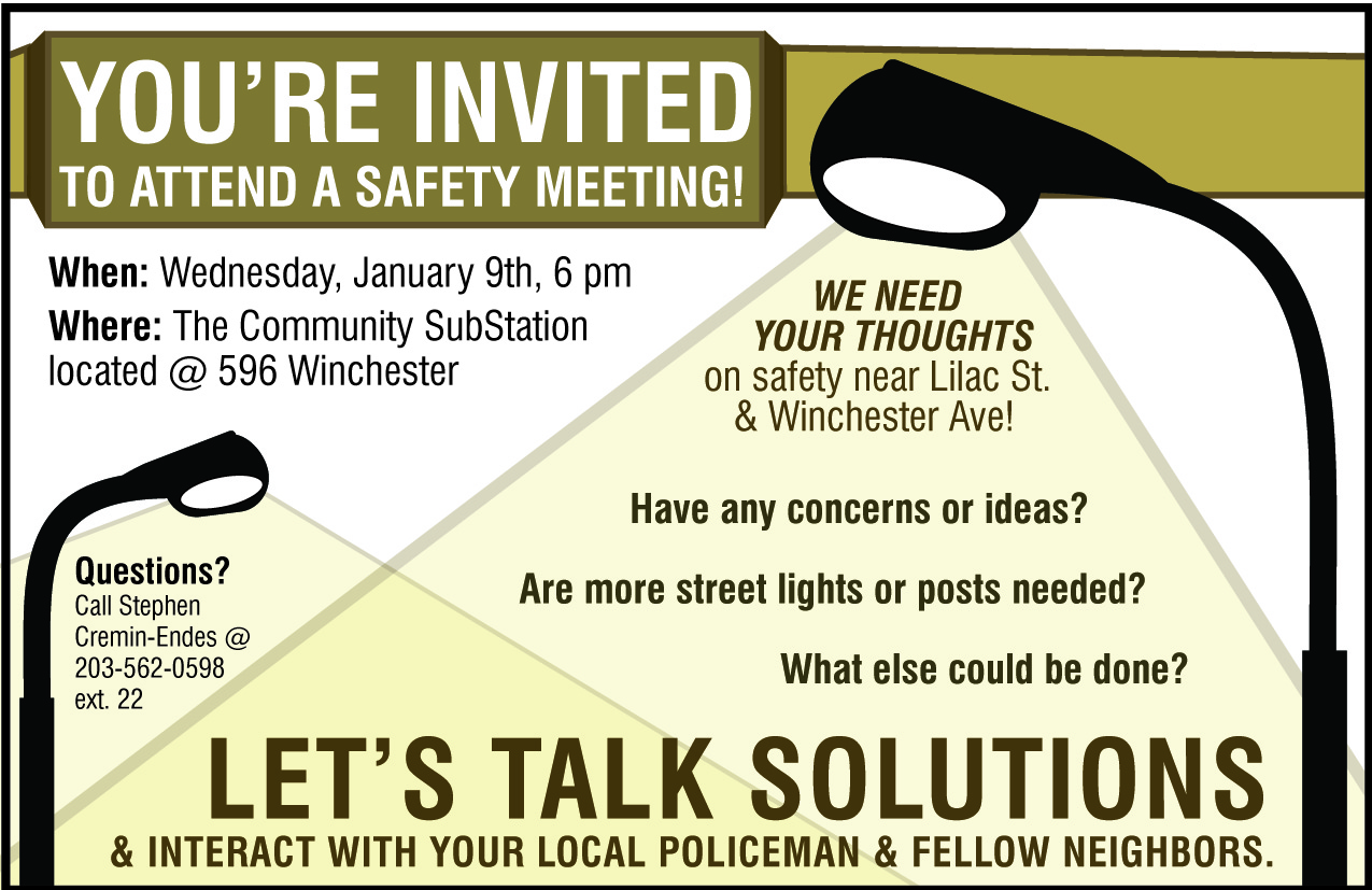 Newhallville.Community.Matters: January Newhallville Safety Meeting.