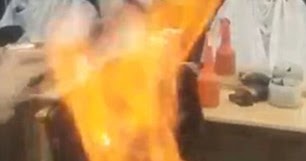 See Indian Barbing Salon Where Fire is Used in Cutting Men's Hair ...