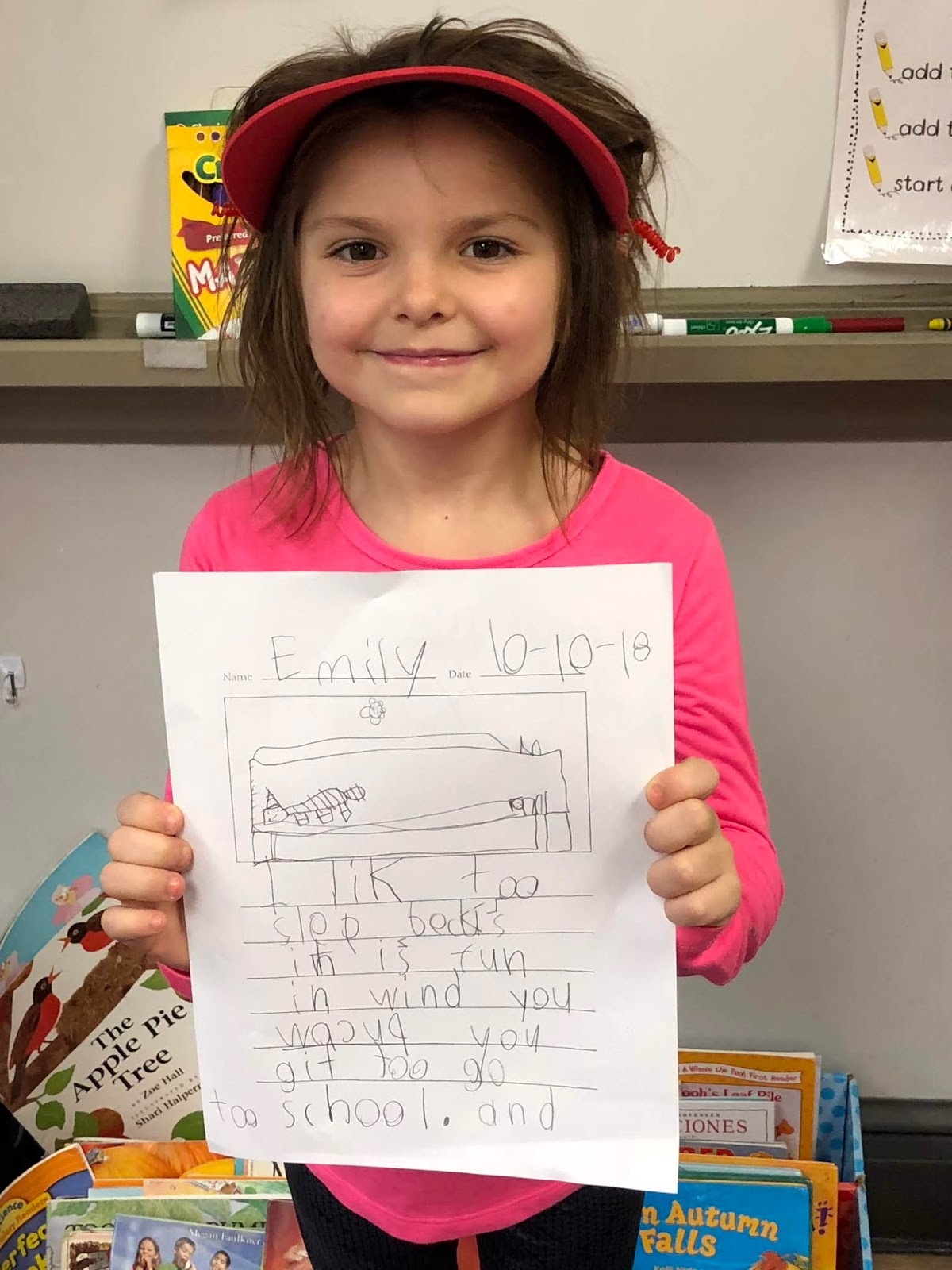 Mrs. Joyce's Classroom Blog: Emily Works on Writing