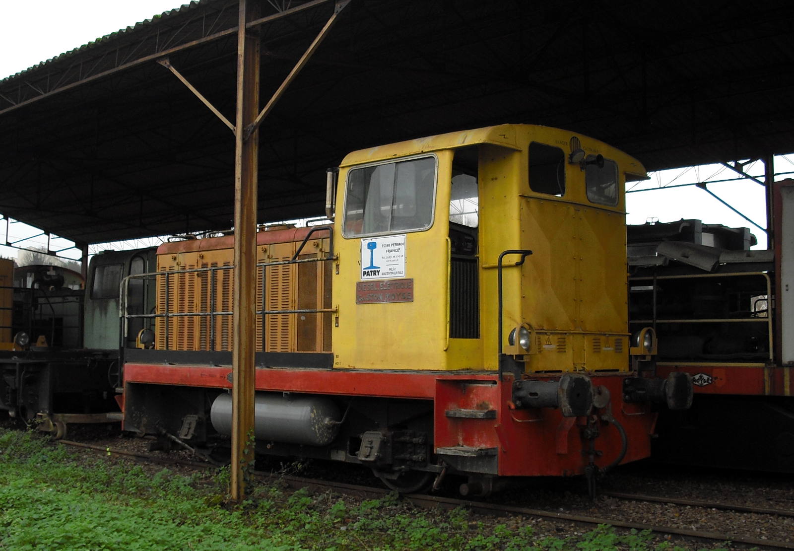 Le train d'olivier: Locotracteur Moyse BNC société Patry