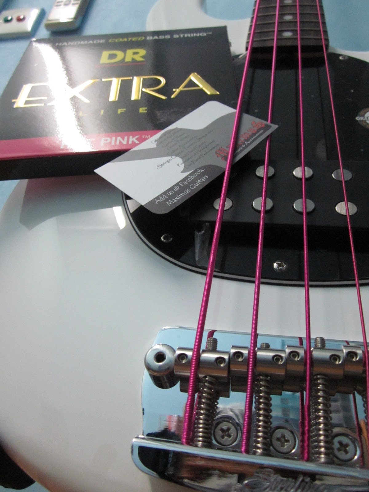 Maximus Guitars & Accessories: DR K3™ Coated Extra Life Bass Strings