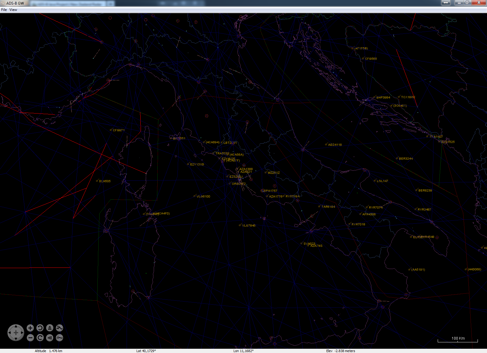 In my mind, in my head: ADS-B Java Software