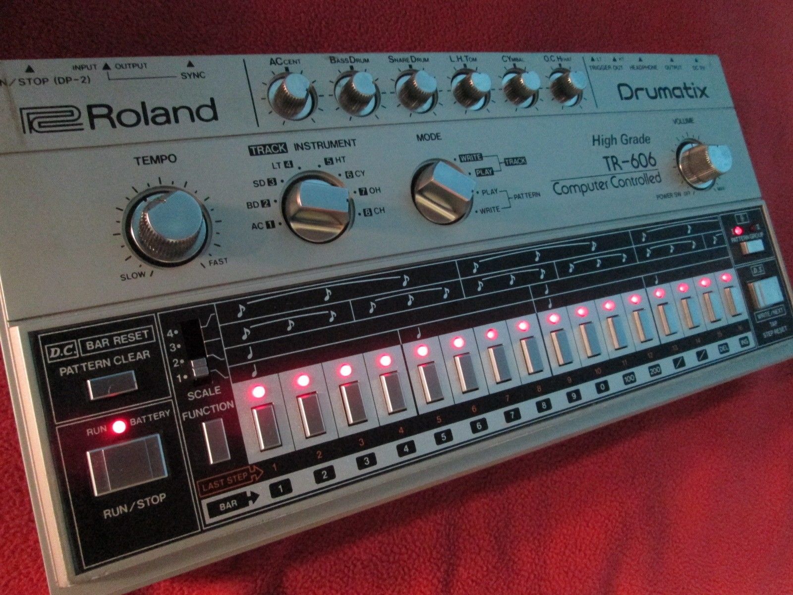 MATRIXSYNTH: ROLAND TR-606 "High Grade" Special Modded Drum Machine SN ...