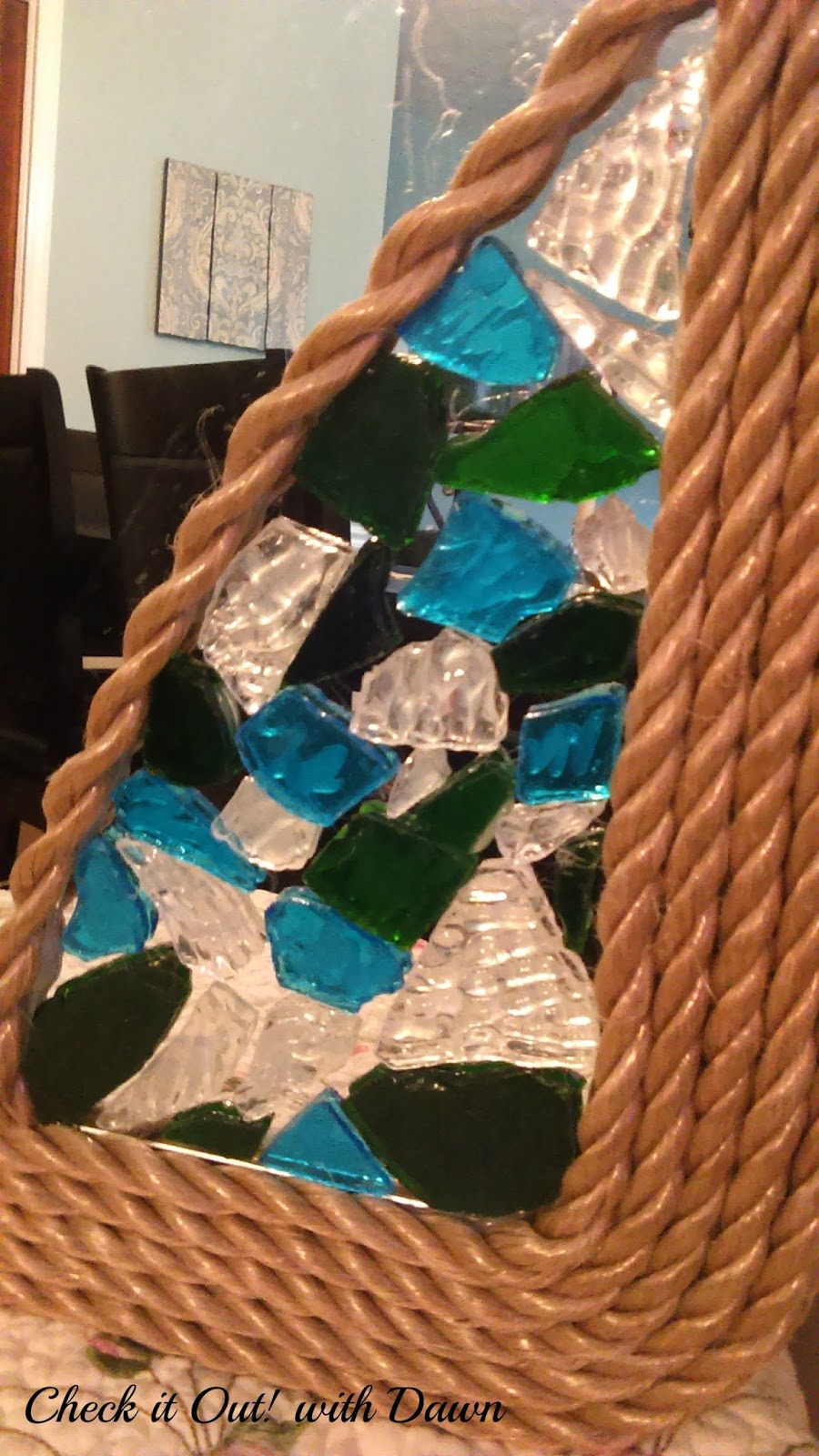 Check it Out! with Dawn: Make it Monday - DIY Rope Framed $1 Mirrors