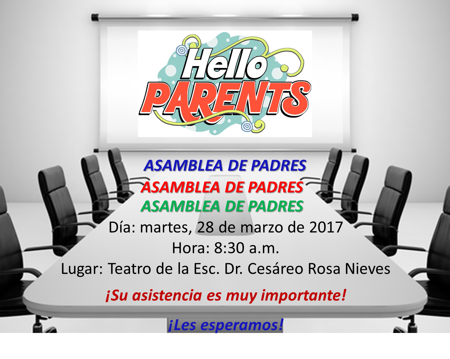 Asamblea de Padres (2do semestre 2016-2017)