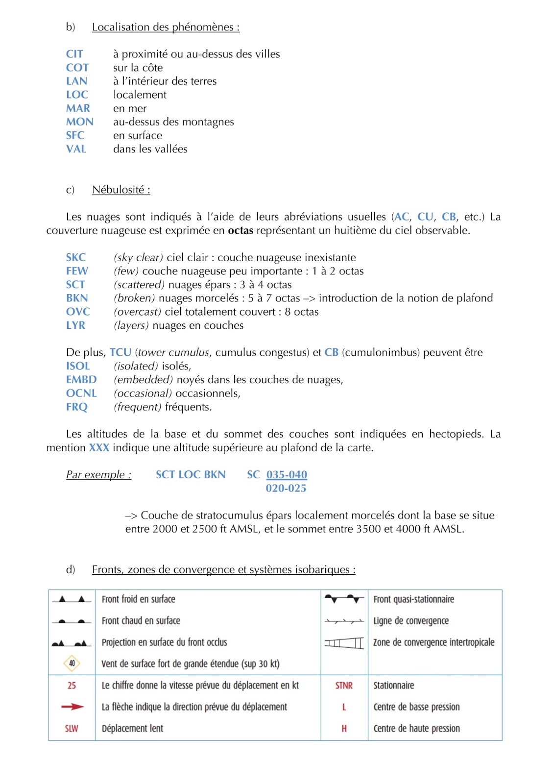 ulm houville: Comment lire METAR, TAF, SPECI ,TEMSI et GAFOR