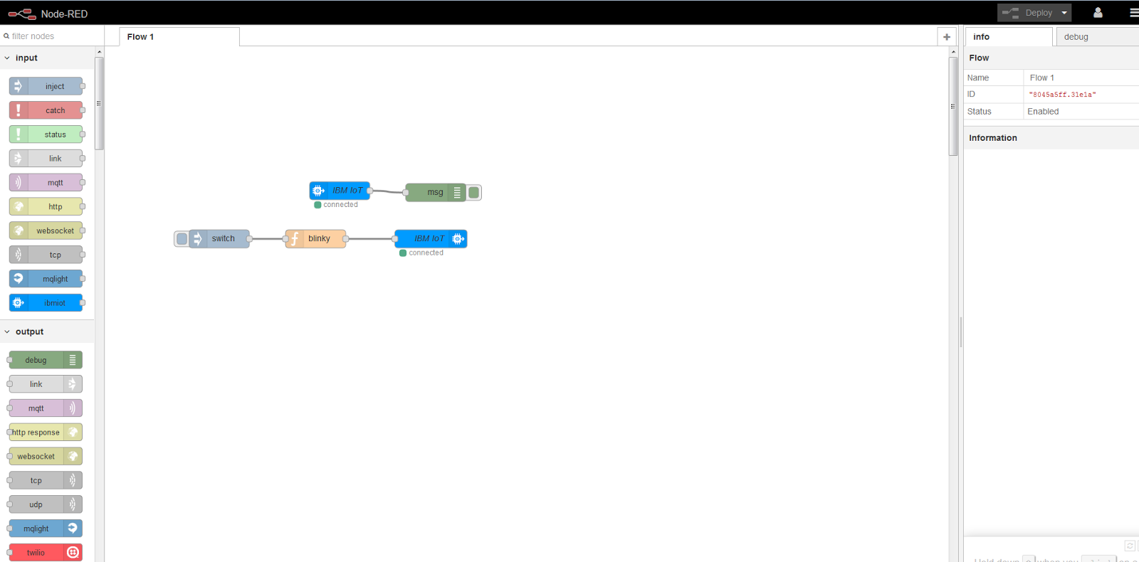 Demo 33: Monitor and control ESP32 via IBM Bluemix Watson IoT Platform