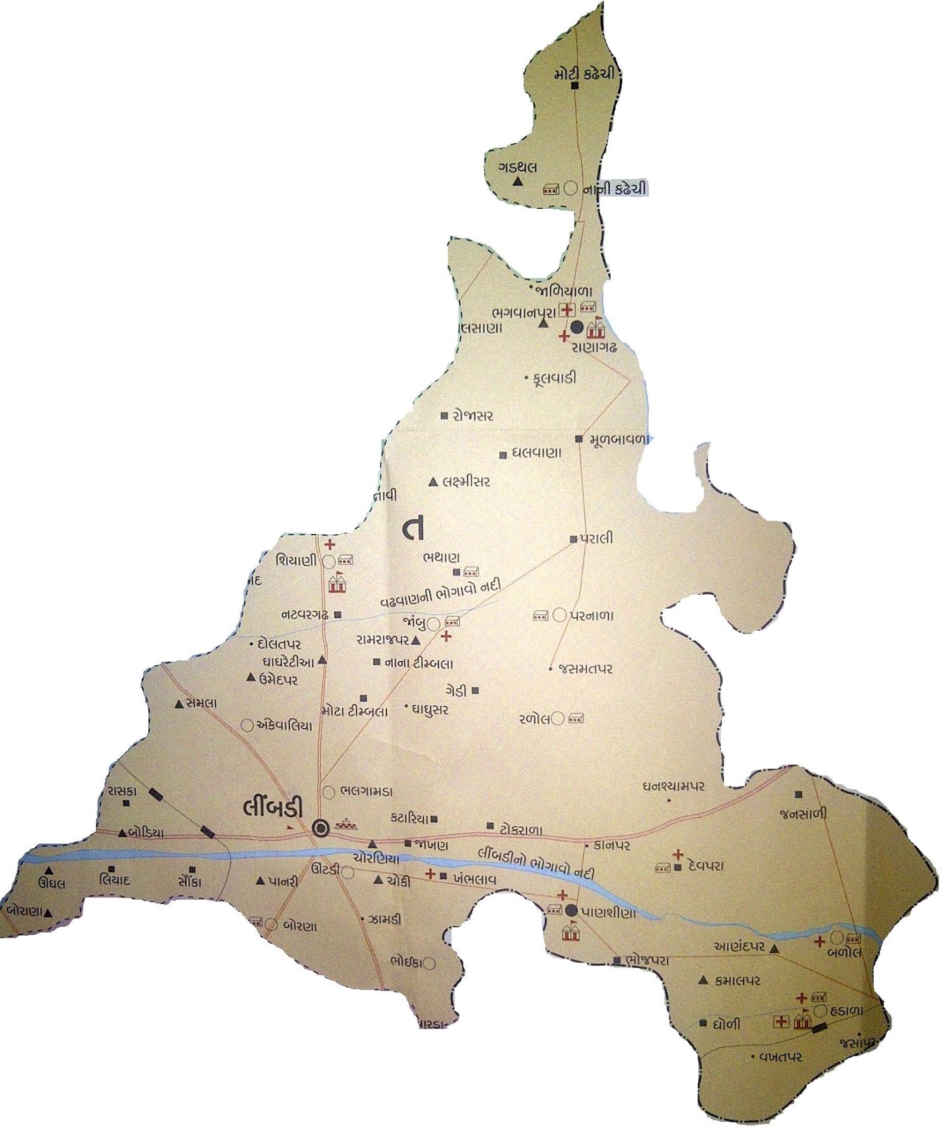 Arya Education: SURENDRANAGAR TALUKA MAP