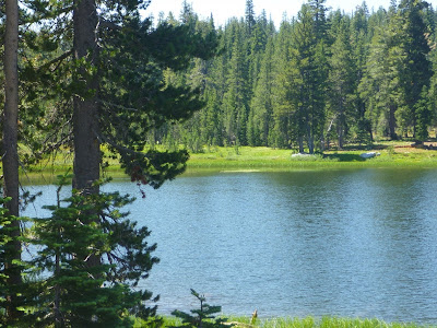 Trailing Ahead: Sand Ridge Lake, a quarter mile off the Hole-In-The ...