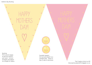 The Creative Cat at no.59: Mother's Day Bunting