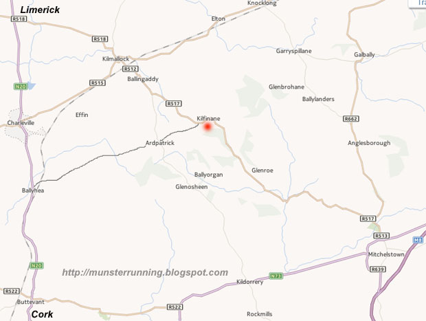 Running in Munster, Ireland: Race notice...Kilfinane 5 mile road race ...