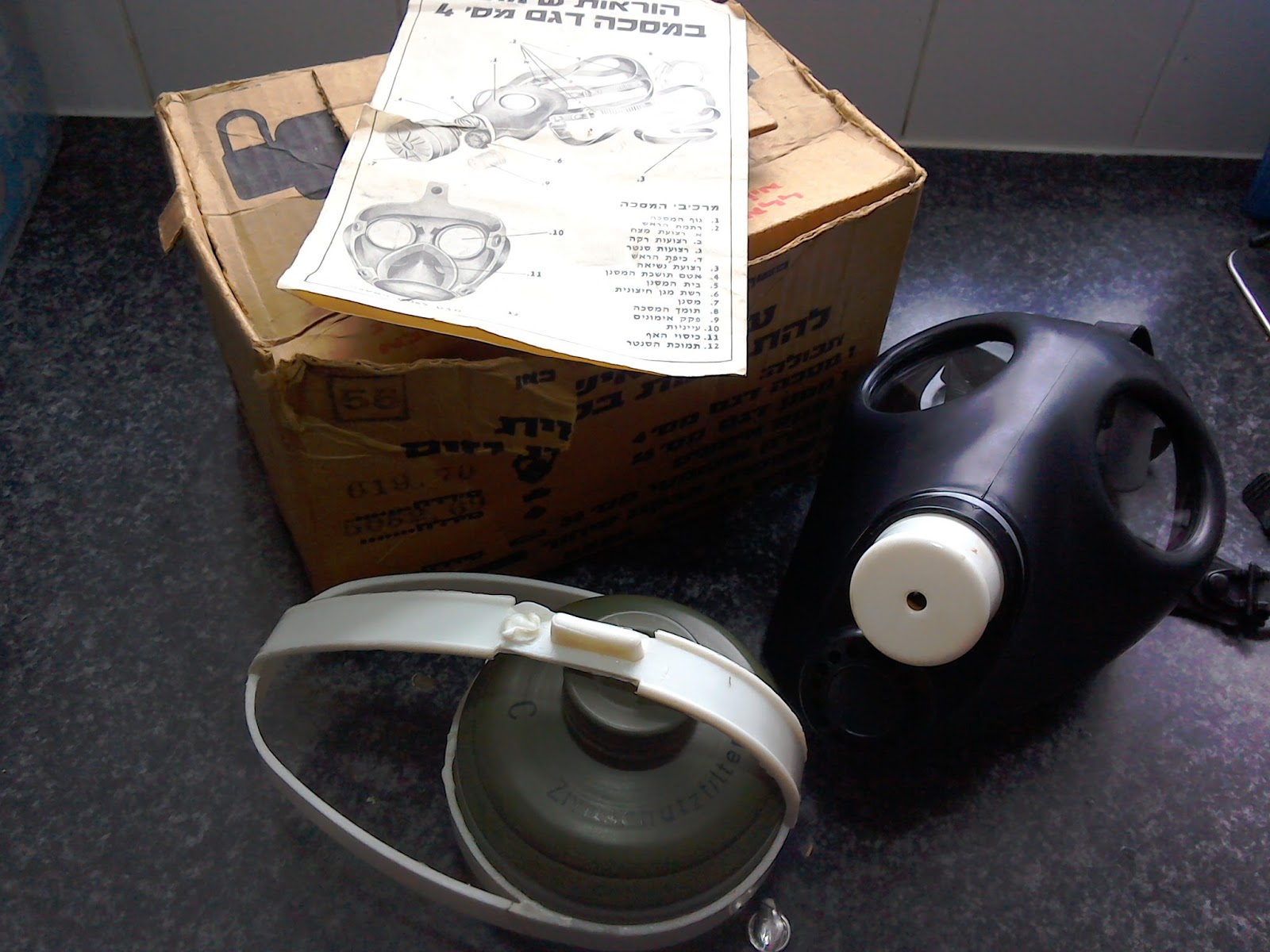 Israeli gas mask - kizarobo