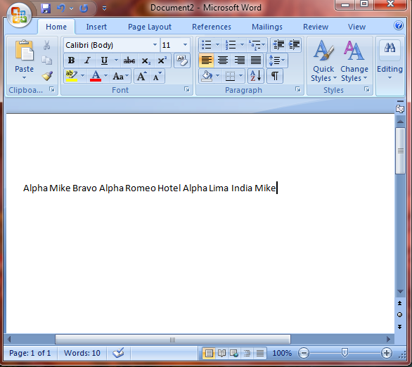 Sharing the experience: Interaction with MS Word using Visual Basic