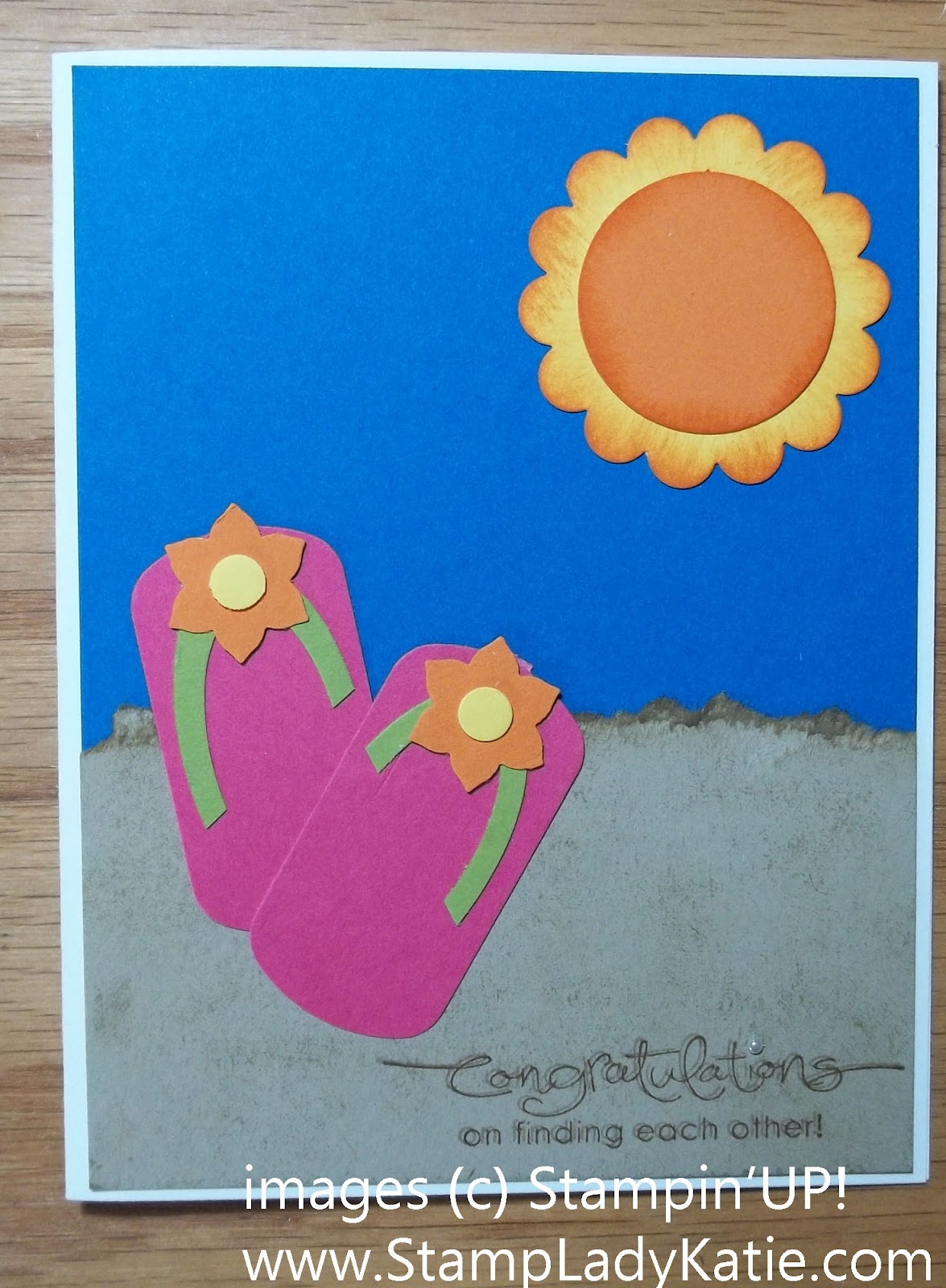 StampLadyKatie.com: Punch Art Sun