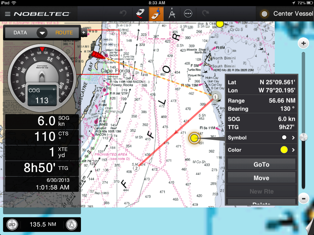 i-Marine Apps: Nobeltec Time Zero for iPad