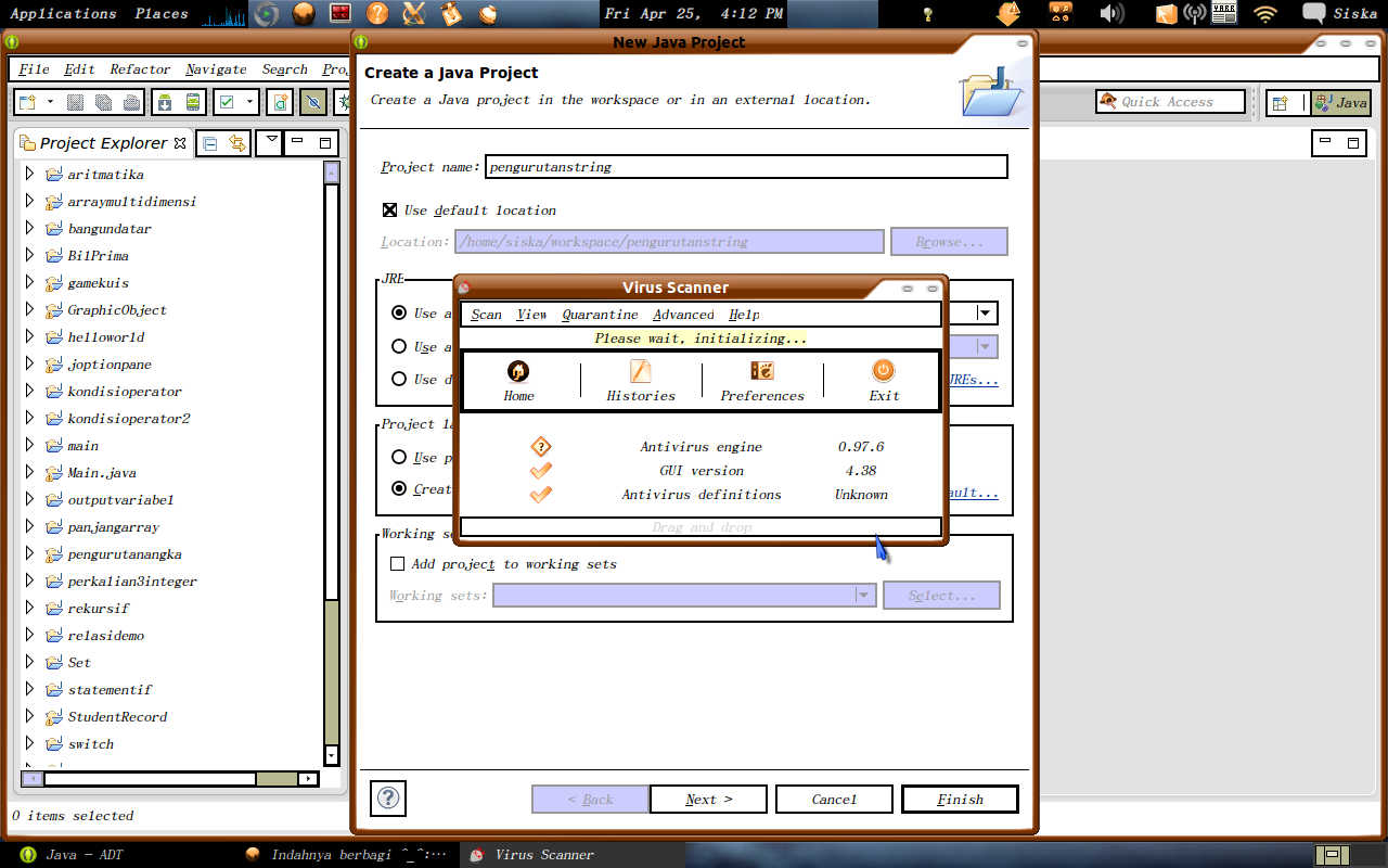 Java Programming Contoh Program Java Pengurutan String