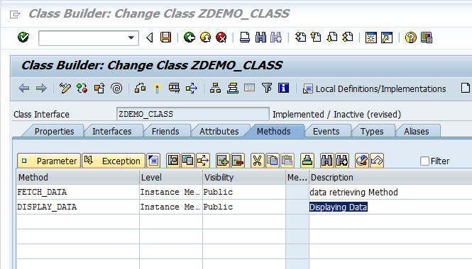 Step by Step Tutorial on Creating class in SAP ABAP Class Builder(SE24)