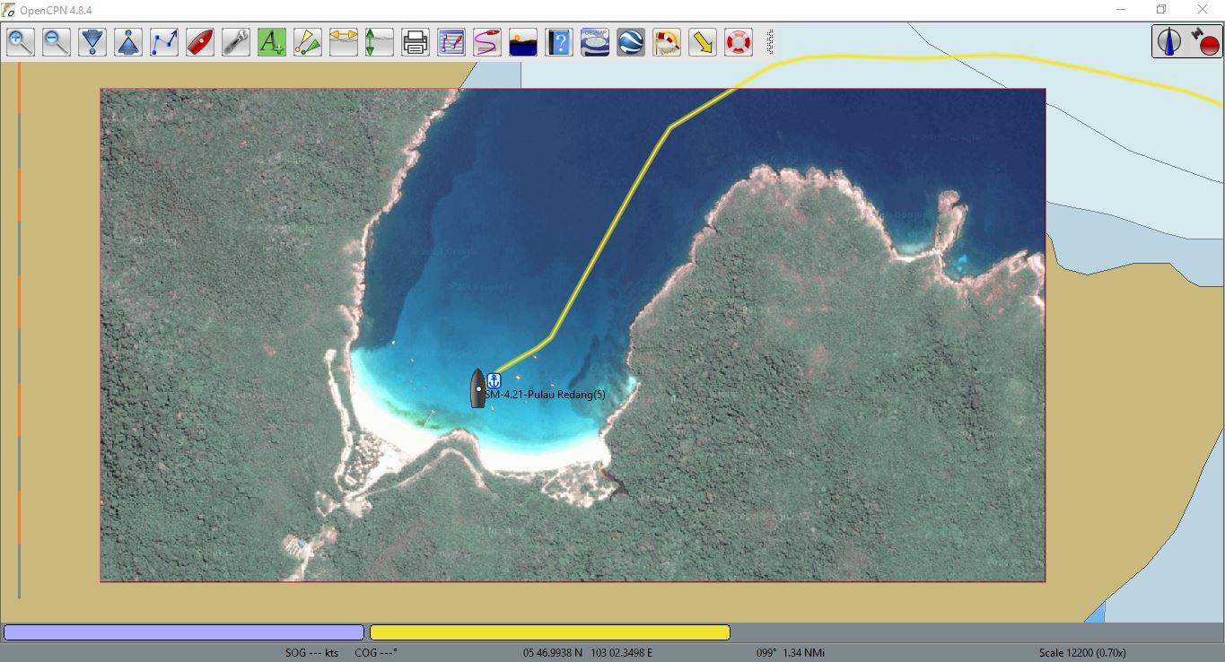 Matilda's Journey: Using Satellite Overlay Charts in OpenCPN
