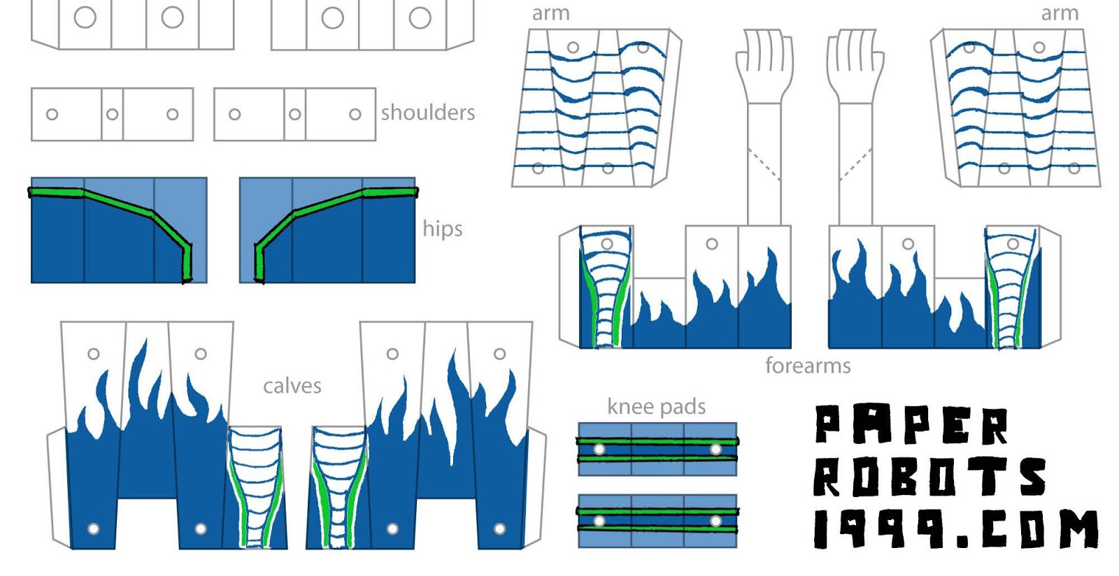 Paper Robots!: Assembly Instructions for Paper Robots