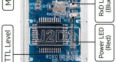 2R Hardware & Electronics: U2D2 USB Communication Converter