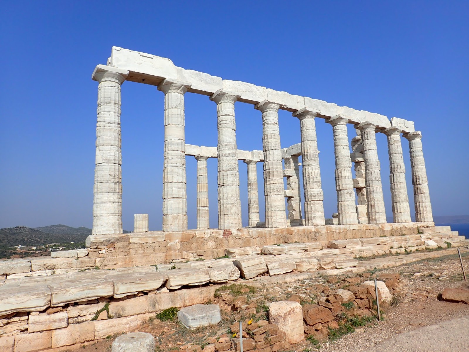 s/v Milly: Paying Our Respects at Poseidon's Temple
