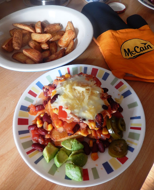 Mexican Bean Hash with McCain Rustic Chips
